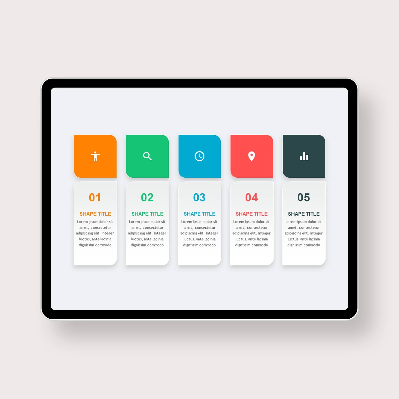 Icon Contents Box PowerPoint Templates - PowerPoint Free