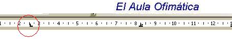 El Aula Ofimática: Uso de Tabuladores en Word