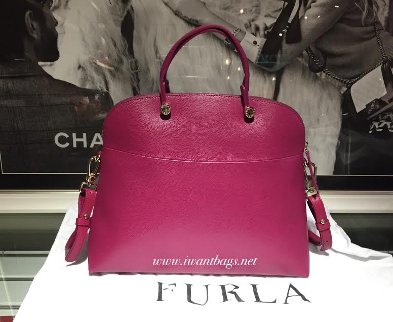 Furla Piper Tote Medium-Dark Pink