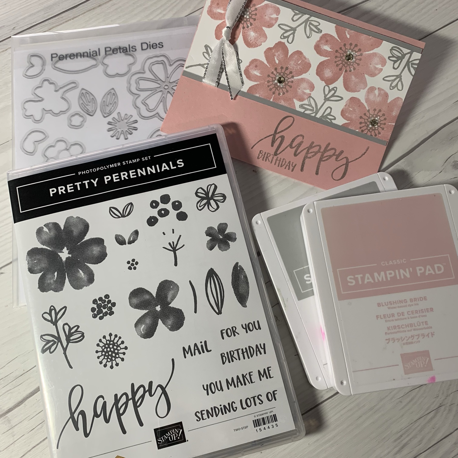 Pretty Perennials Stamp Set creates fast floral greeting cards ...