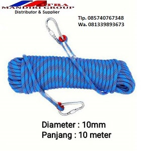 Jual Tali Climbing Statis 10mm Paracord Outdoor - Mitra Dagangku