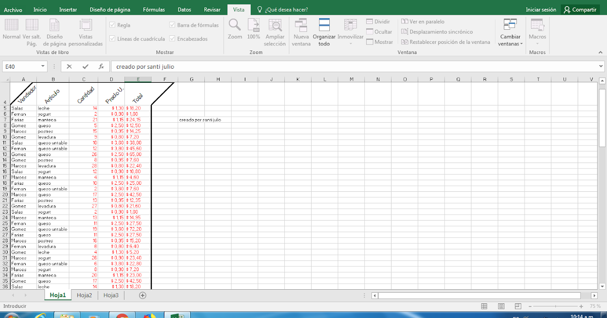 TP Supermercado ~ blog de santiago julio