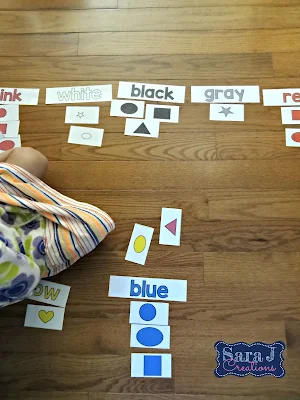 Color and Shape Practice Ideas: Sorting | Sara J Creations