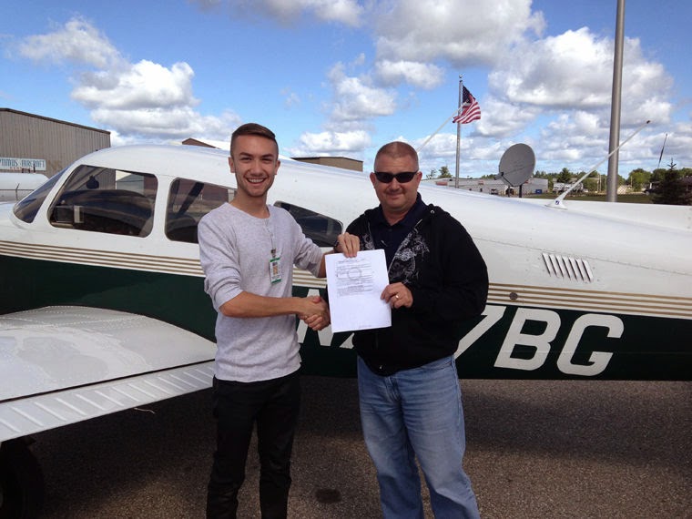 Kathryn's Report: Kris Anderson earns Certified Flight Instructor rating