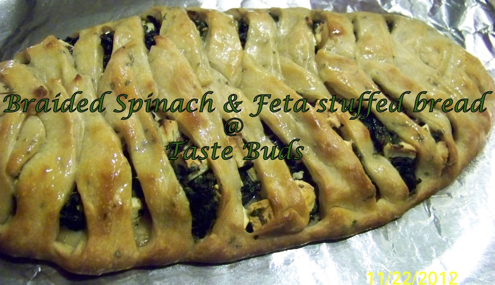 Taste Buds: Braided Spinach & Feta stuffed bread