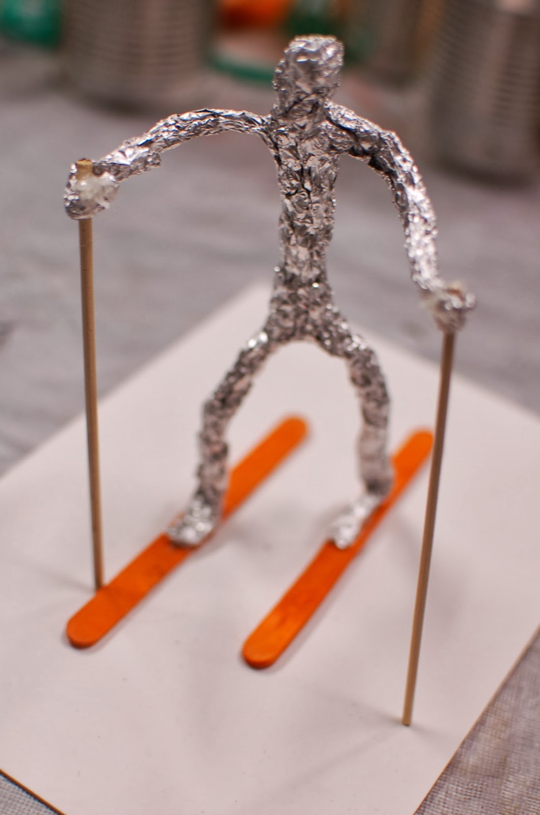 Sunnyside Art House: Winter Olympics Lesson - Part One (Tin Foil Trophies)