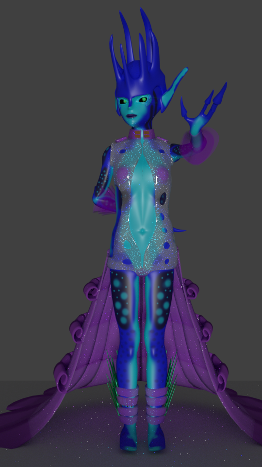 Model, texture, rigg, render & repeat: Original character I. NIAA ...