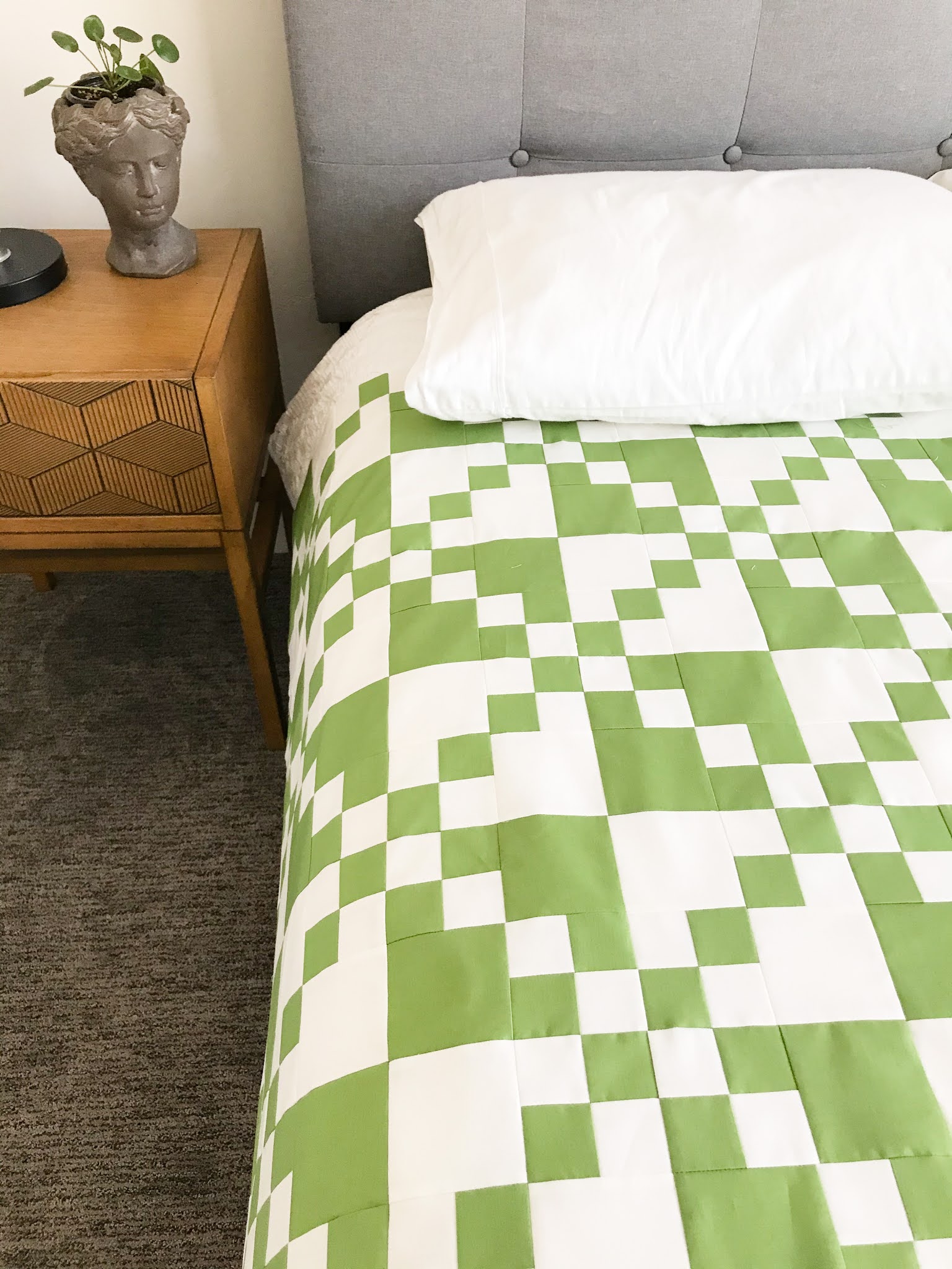 Kairle Oaks - Virgin River Quilt Co.: Double Dip : Double Four-patch Quilt