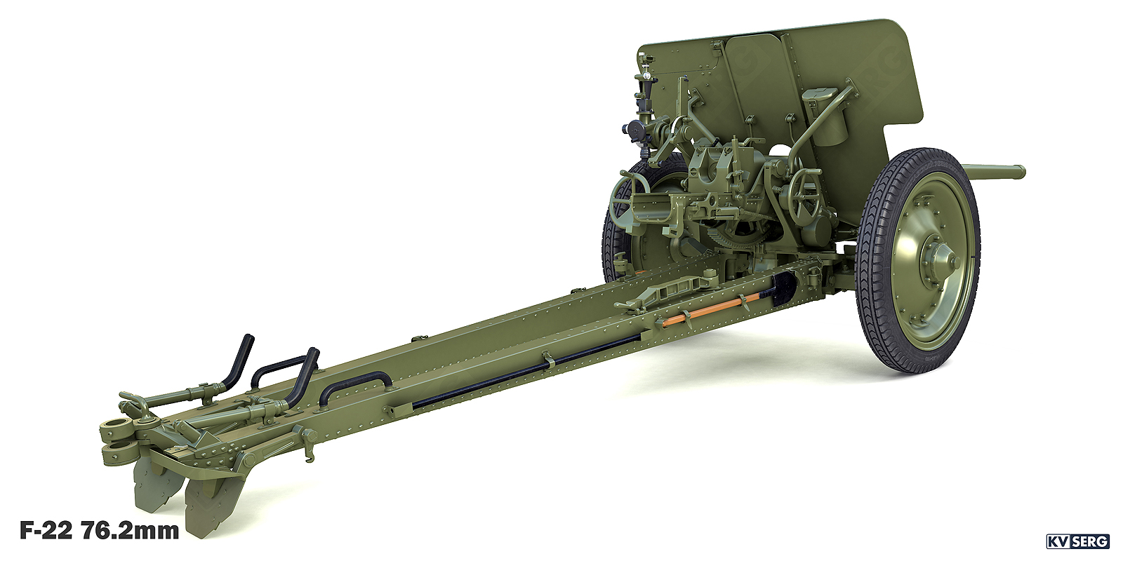 KVSERG ART: F-22 76-mm divisional gun M1936