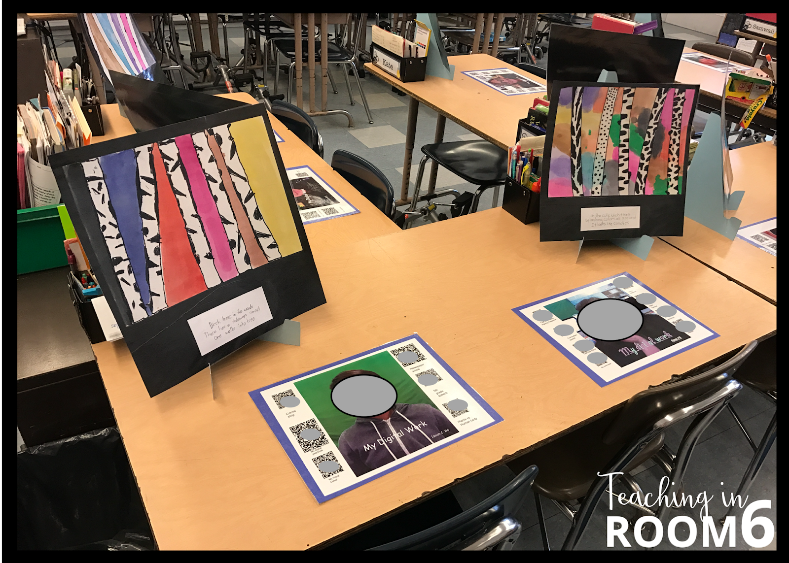 Easy Teacher DIY: Student Word Display Stands | Teaching in Room 6