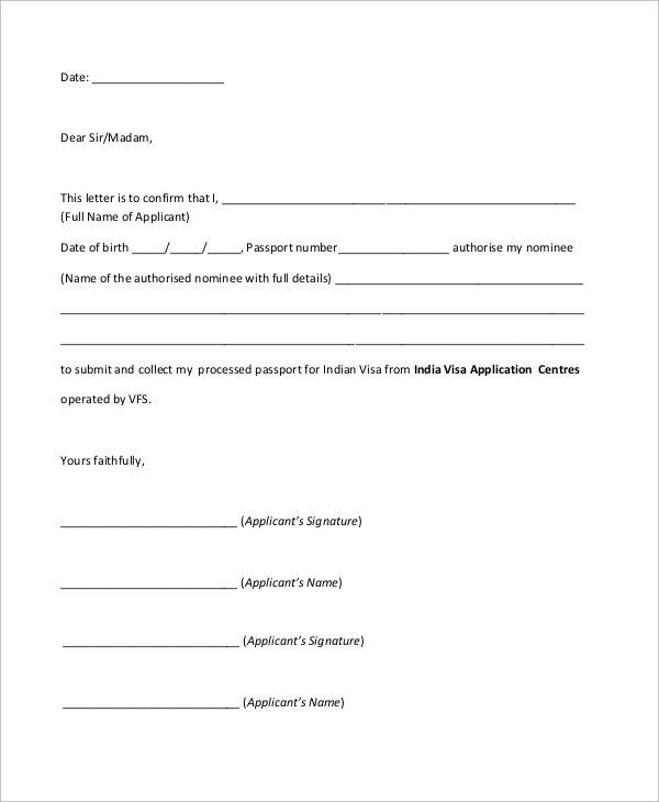 Authorisation Letter Format India Sample Letter authorisation-letter-format-india-sample-letter