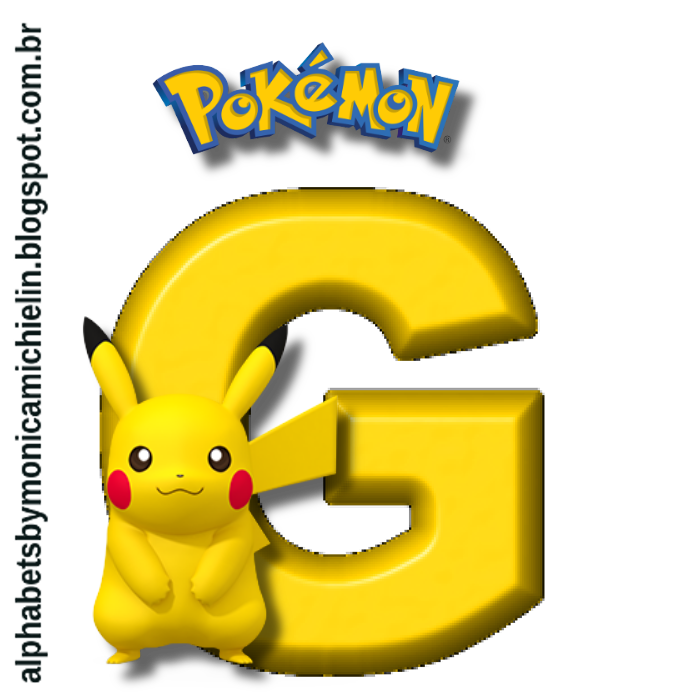 M. Michielin Alphabets: #POKEMON ALPHABET PNG