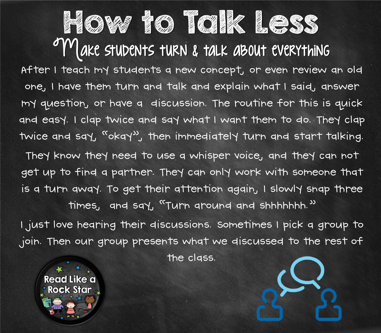 How to Talk LESS as a Teacher! - Naomi O'Brien - Read Like a Rockstar