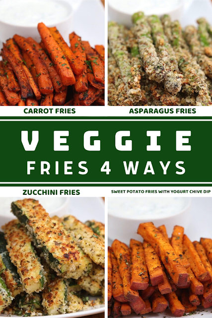 Veggie Fries 4 Ways