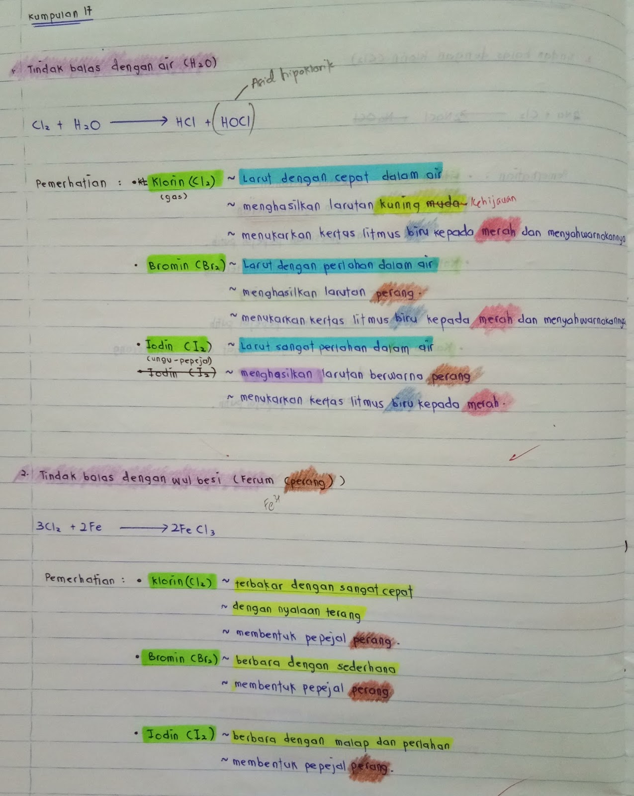 Cikgu Nurul : Koleksi Nota Pelajar (Kimia)