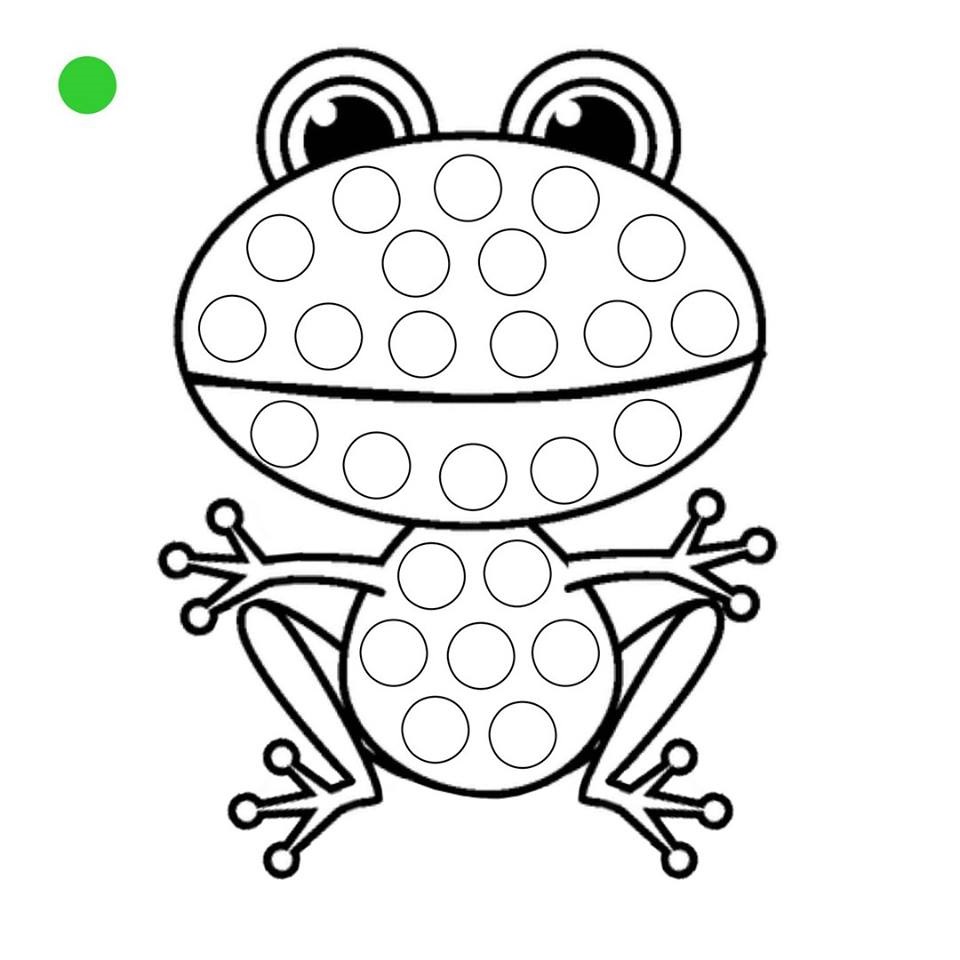 Fichas para pintar con los dedos | Materiales Educativos para Maestras