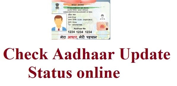 How to check Aadhaar update status online