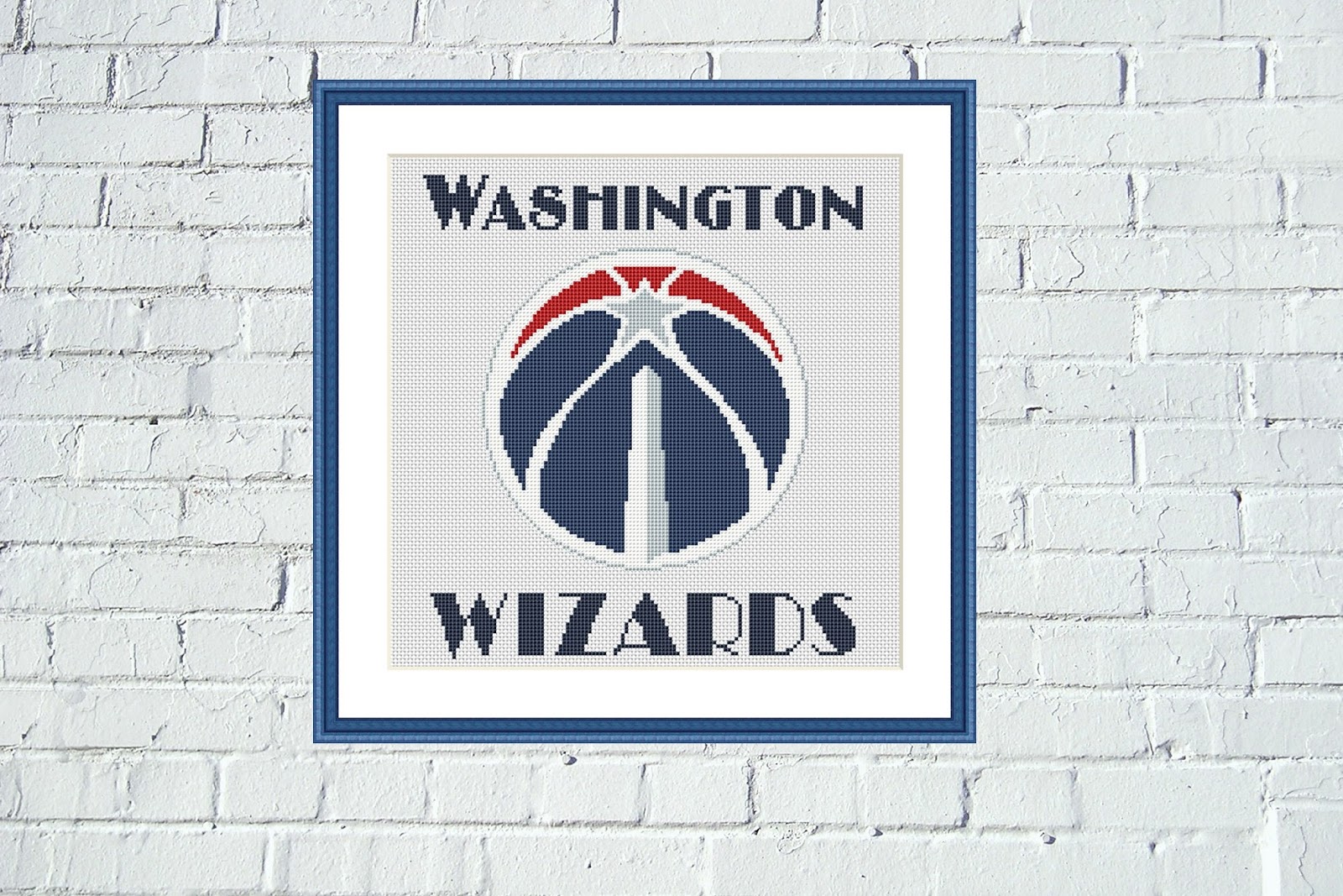 Tango Stitch easy cross stitch designs: Washington Wizards logo cross ...