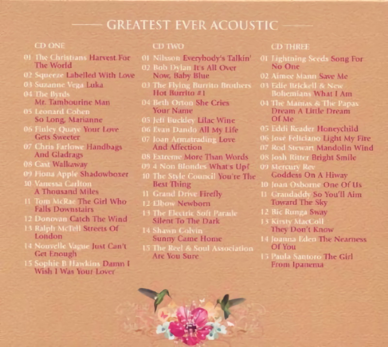 ENTRE MUSICA: GREATEST EVER ACOUSTIC - The Definitive Collection V.A ...