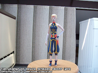 Skyloft Papercraft: Skyward Sword Young Impa