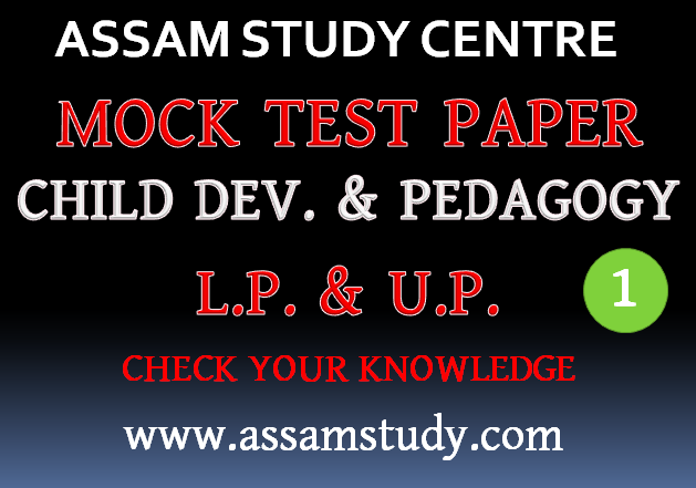 Sample paper of TET- Mock Test- Child Development and Pedagogy- Series 1
