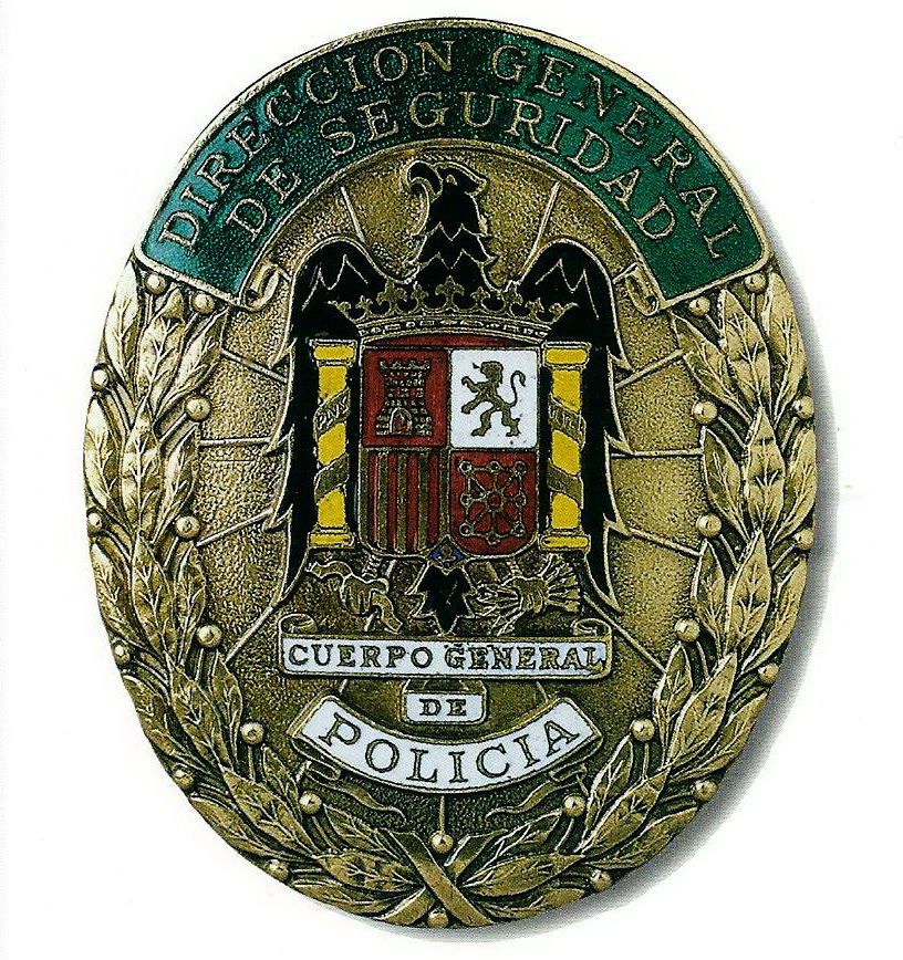 Una historia de la Policía Nacional.: Placa-emblema del Cuerpo General ...