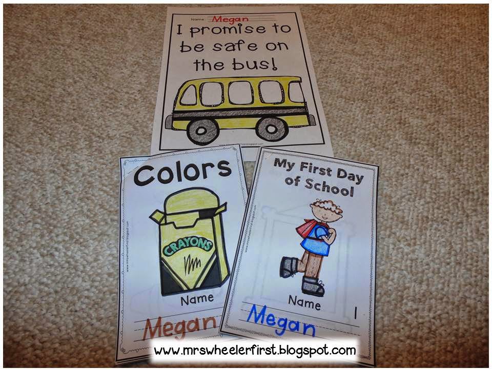 Mrs. Wheeler's First Grade Tidbits: Back to School Pack!