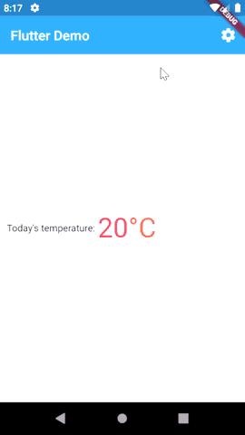 Flutter Shared Preferences And Settings Menu Demo