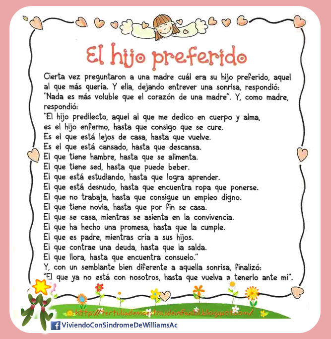 El hijo preferido | Nosotros viviendo con síndrome de Williams