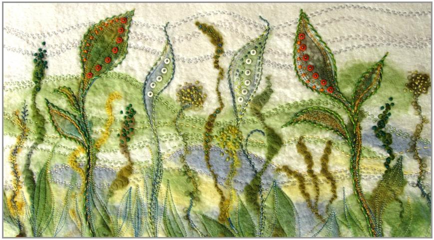 FELTING matters... : FINISHING FELT, with stitching...