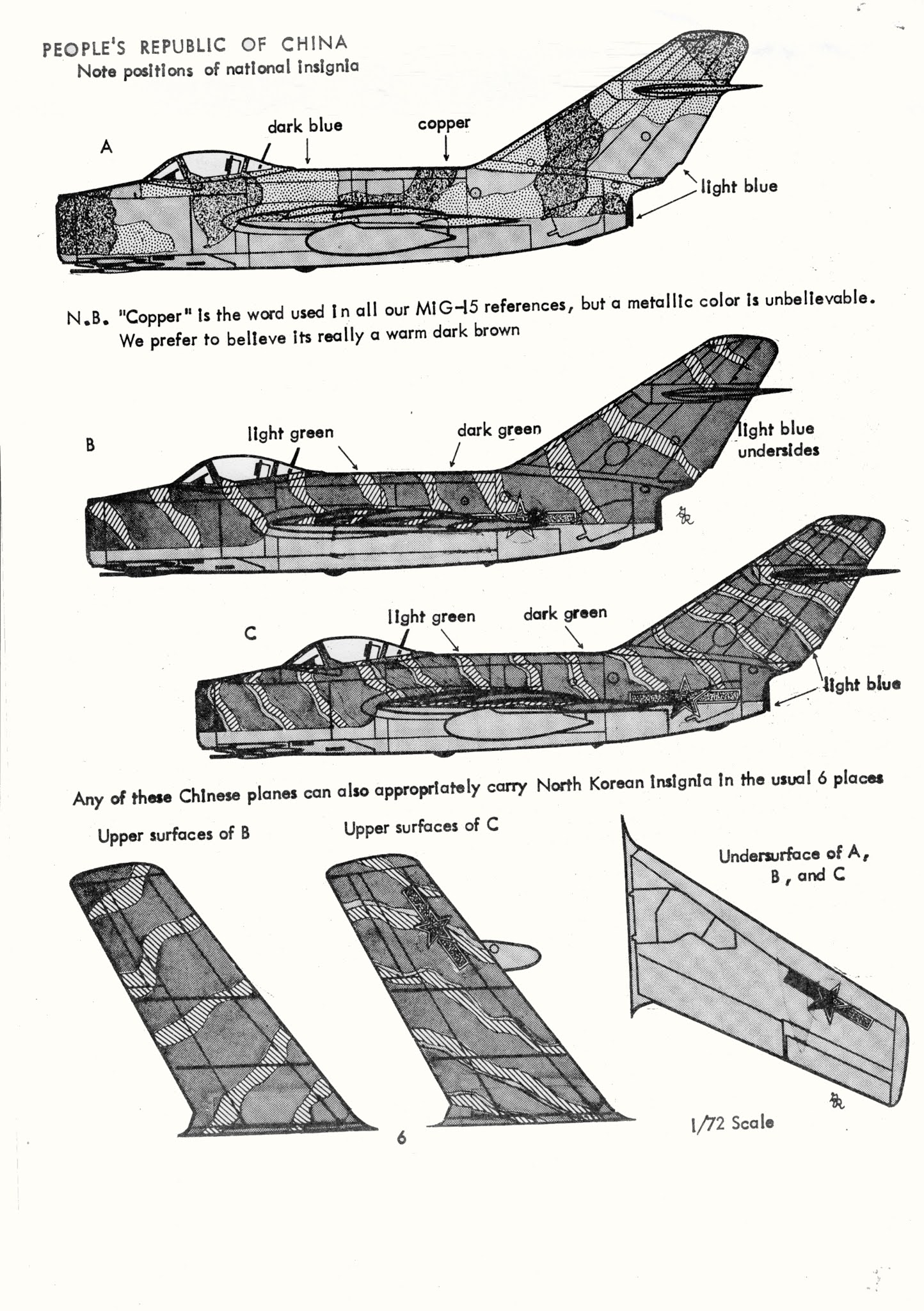Oldsarges Aircraft Model blog: MIG-15 profiles