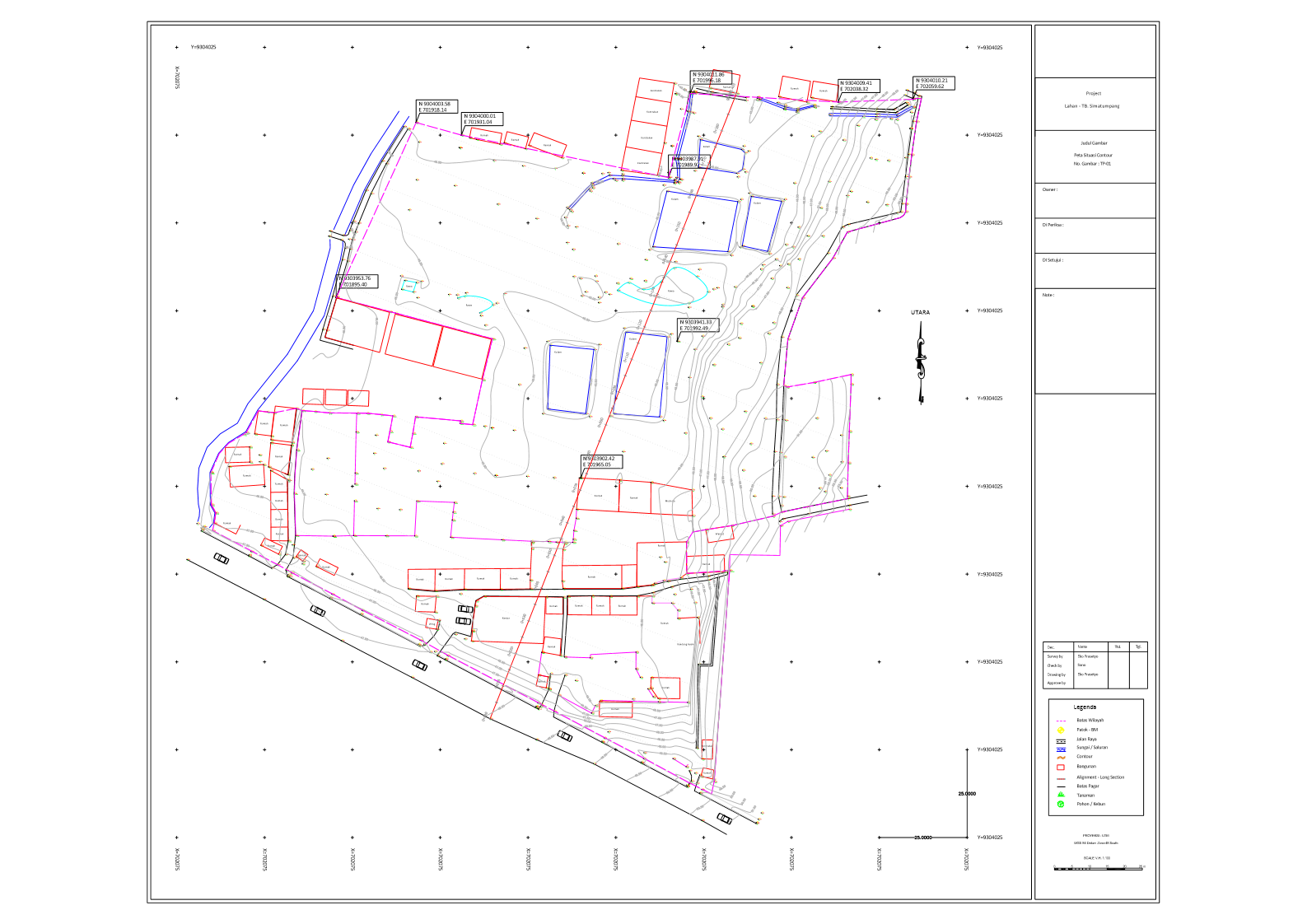 Contoh Laporan Drawing Jasa Pengukuran Topografi | Jasa Pengukuran ...