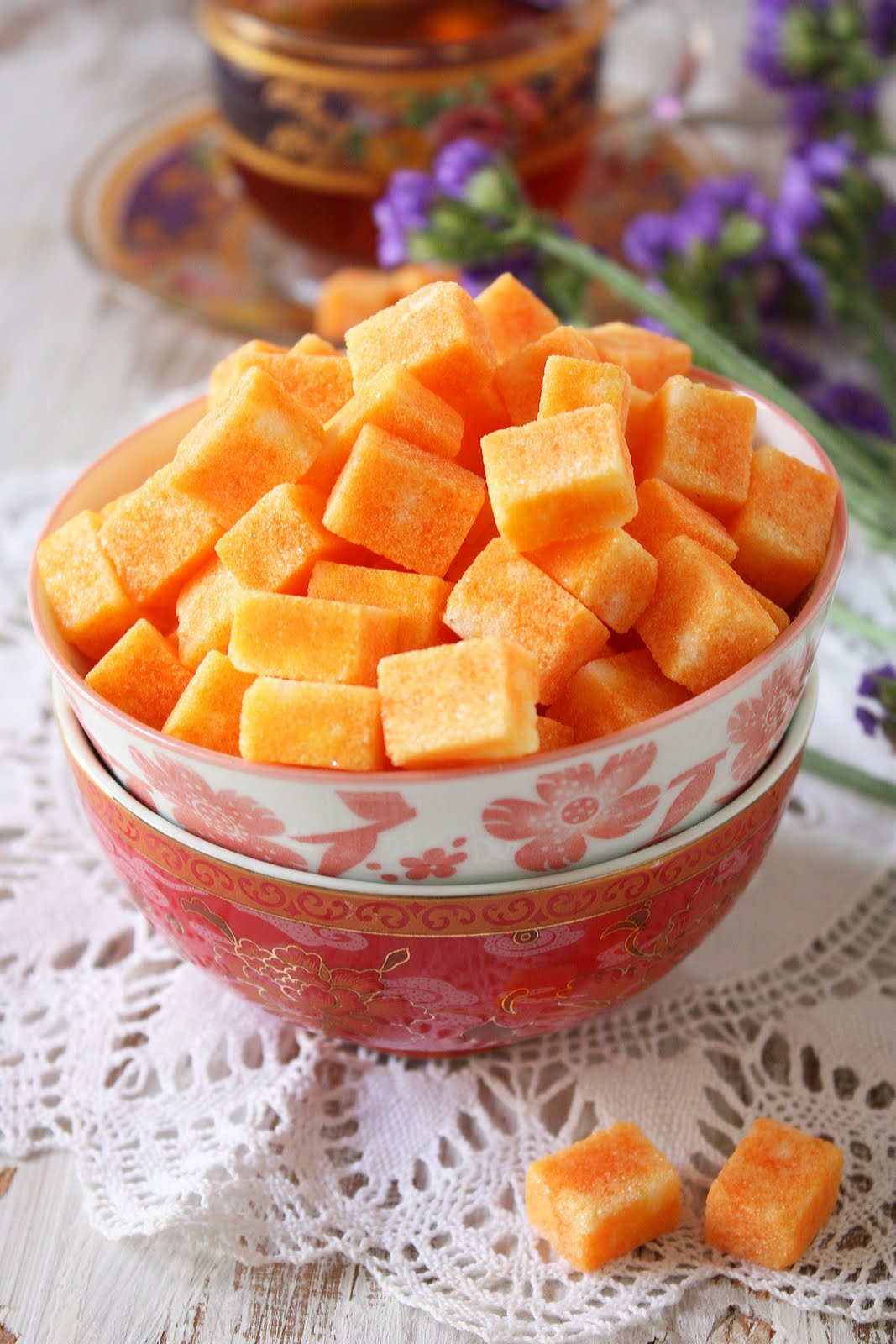 Cherry on a Cake: SAFFRON INFUSED SUGAR CUBES