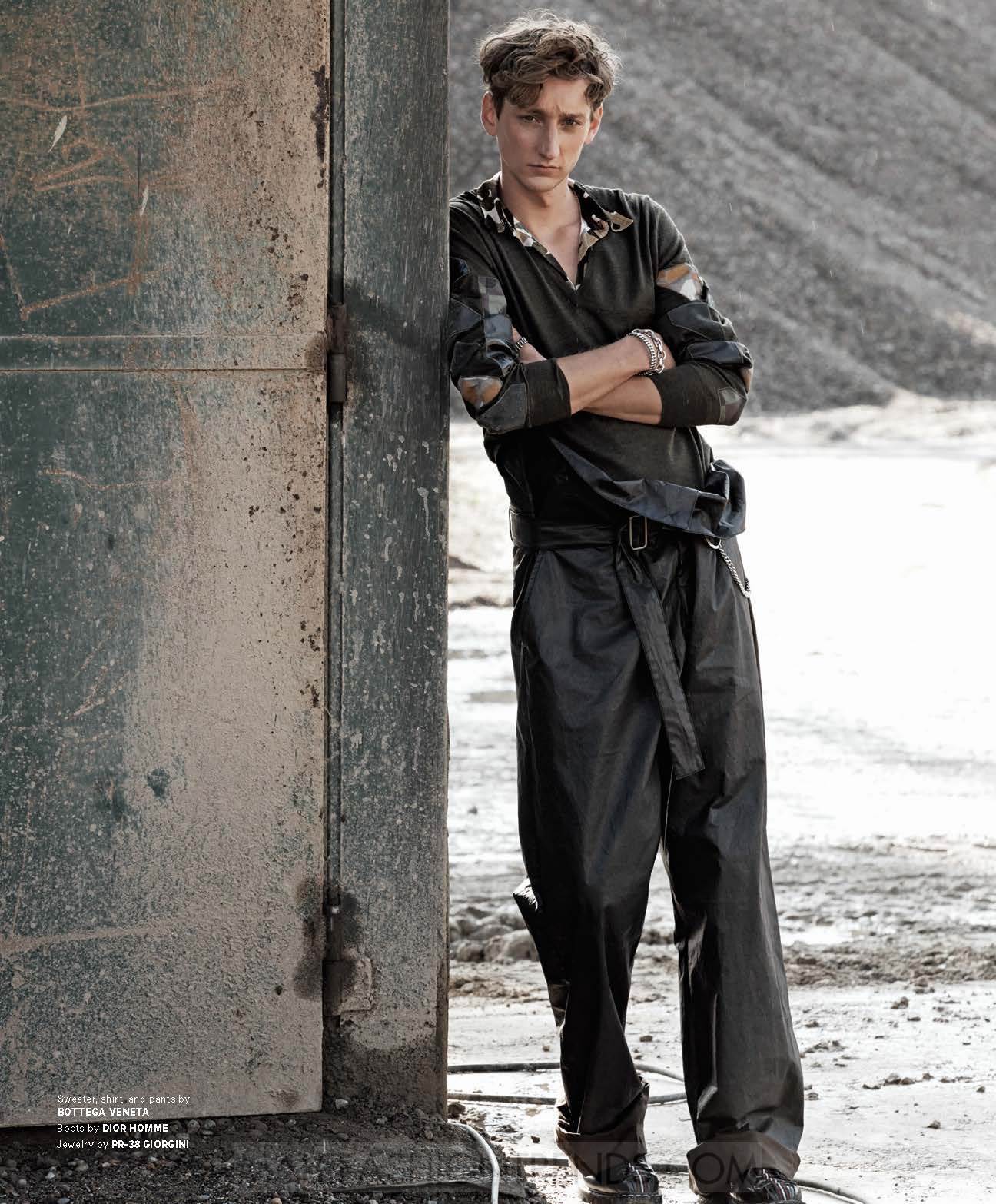 Tom Gaskin y Franz para Essential Homme por Sven Baenziger