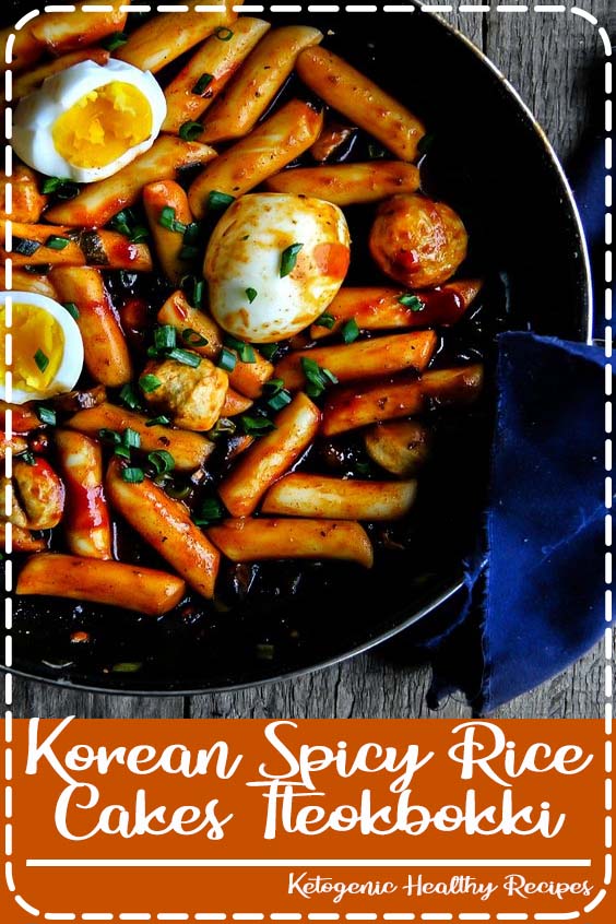 Korean Spicy Rice Cakes Tteokbokki - Dissert Recipes Brenda