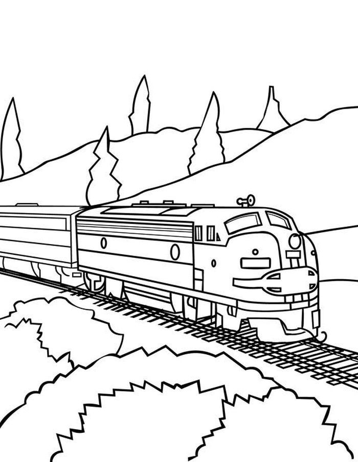 Freight Train Coloring Pages ~ Coloring Pages