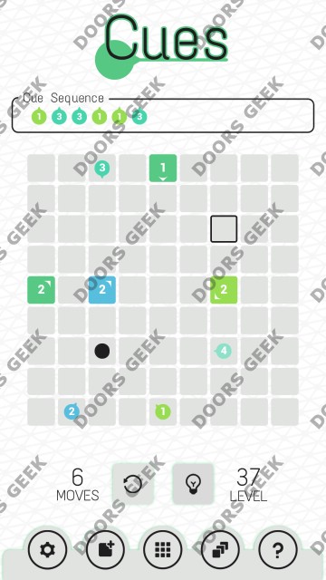 Cues Level 37 Walkthrough ~ Doors Geek