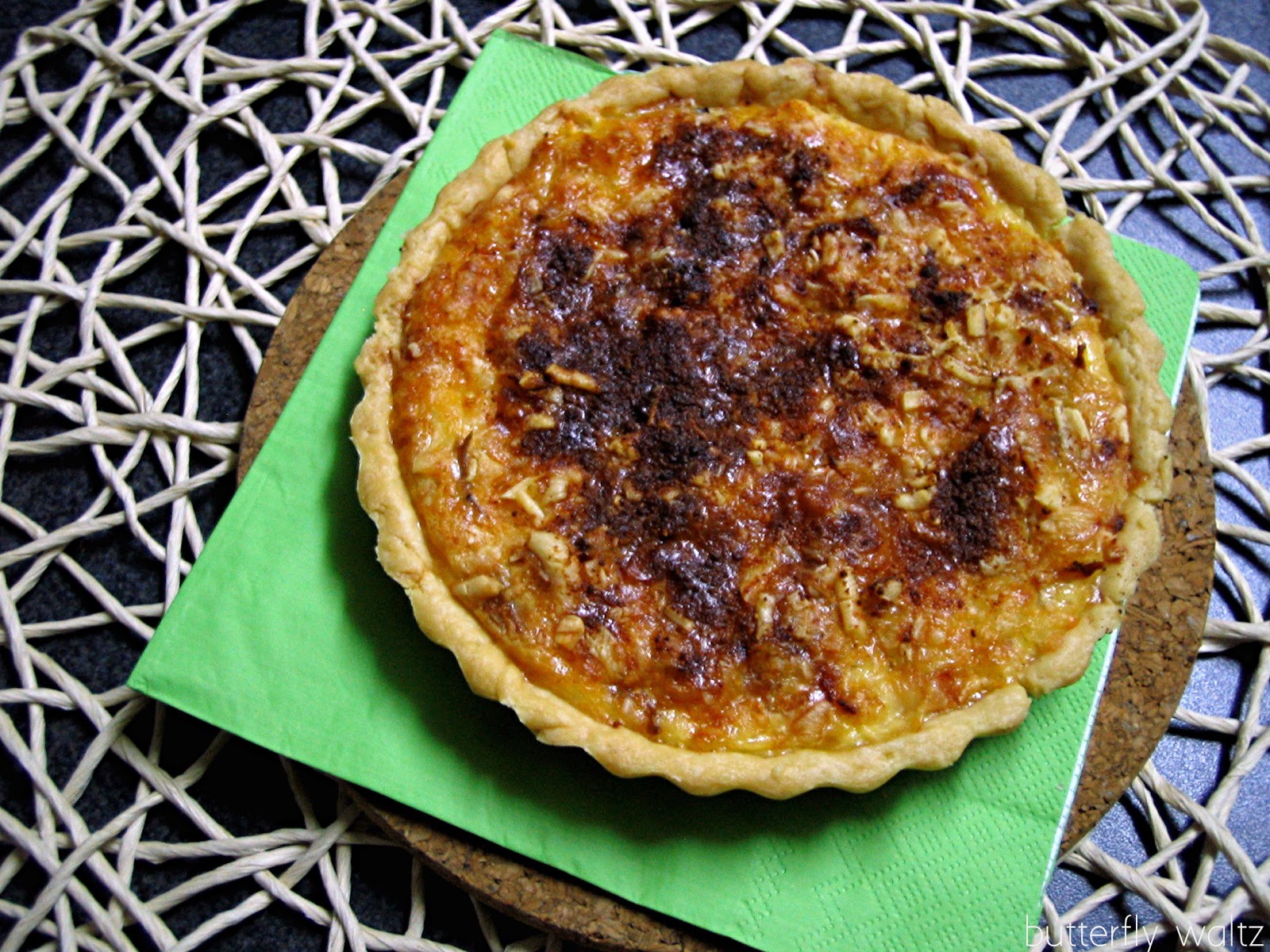 Waltzing butterflies: Quiche fried rice