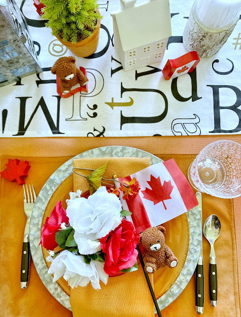 Dining Delight: Every Child Matters Tablescape for Canada Day