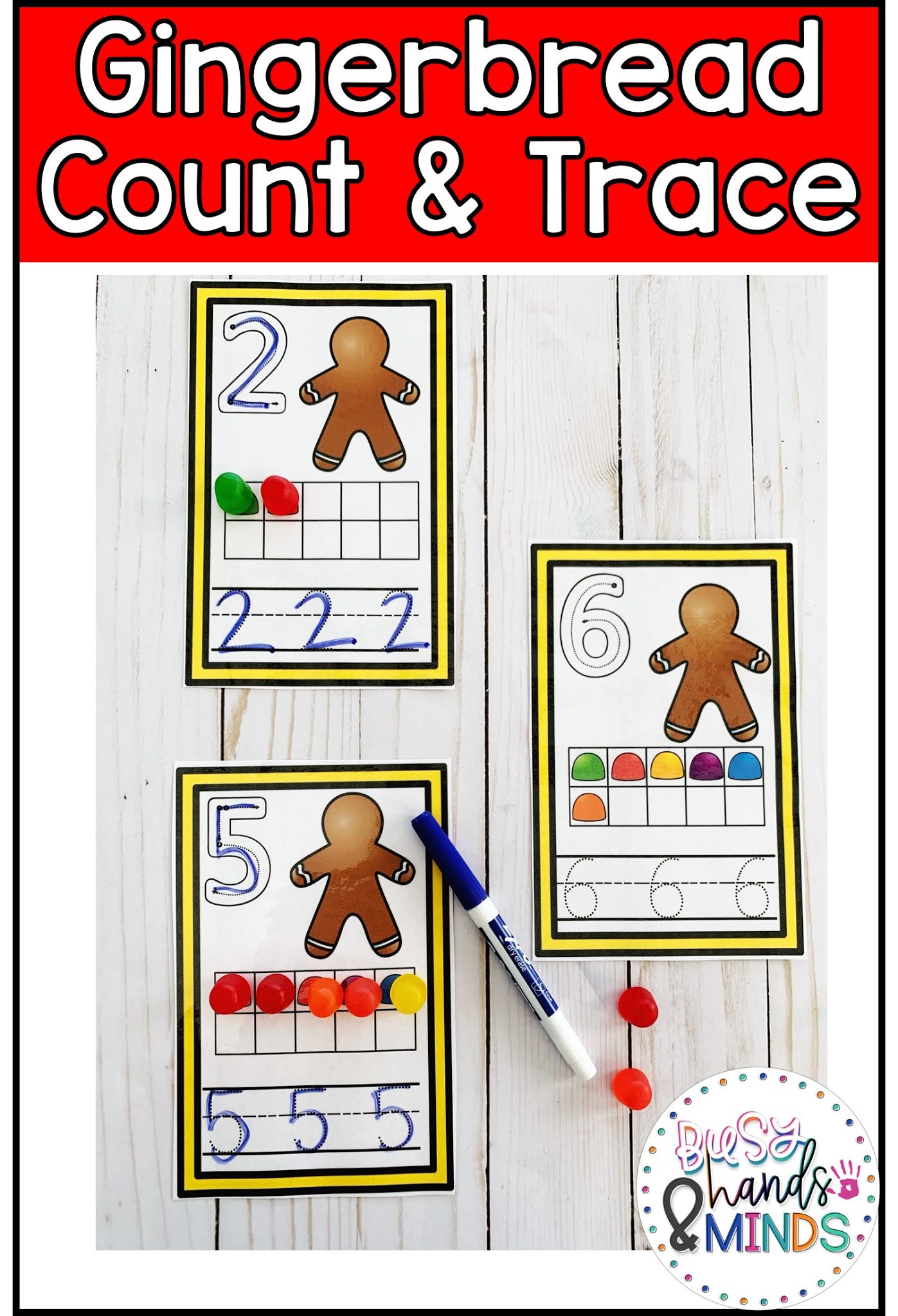 Gingerbread Preschool Pack | Busy Hands and Minds