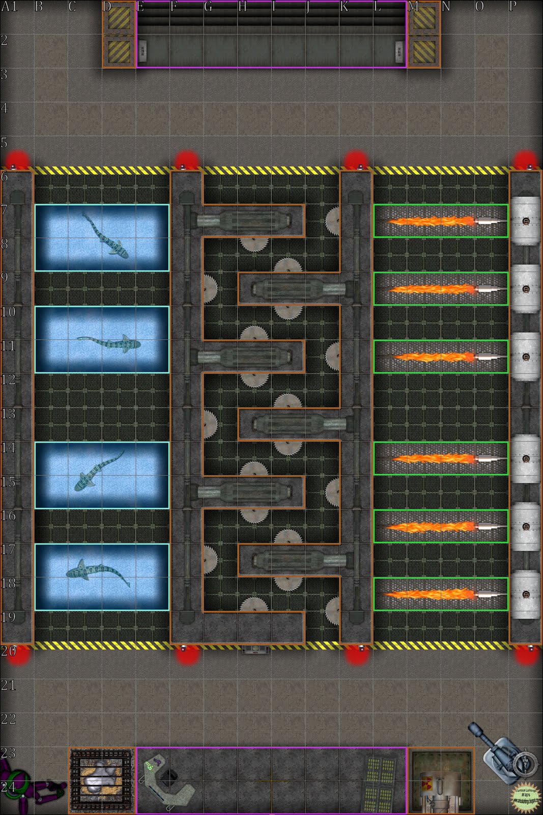 Curious Lurkings: Map Preview: The Evil Scientist's Lair