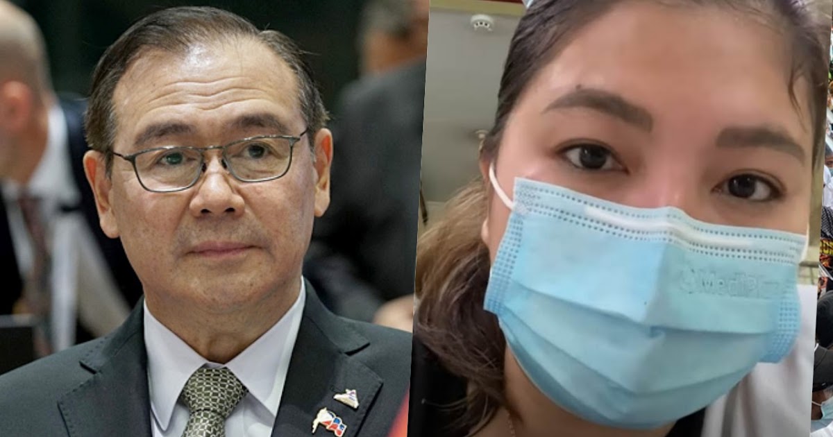 Foreign affairs secretary Teddy Boy Locsin Jr. dinepensahan si Angel ...