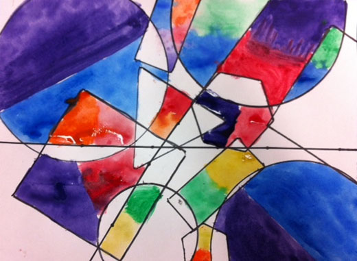 artisan des arts: Geometric Overlapping Shapes