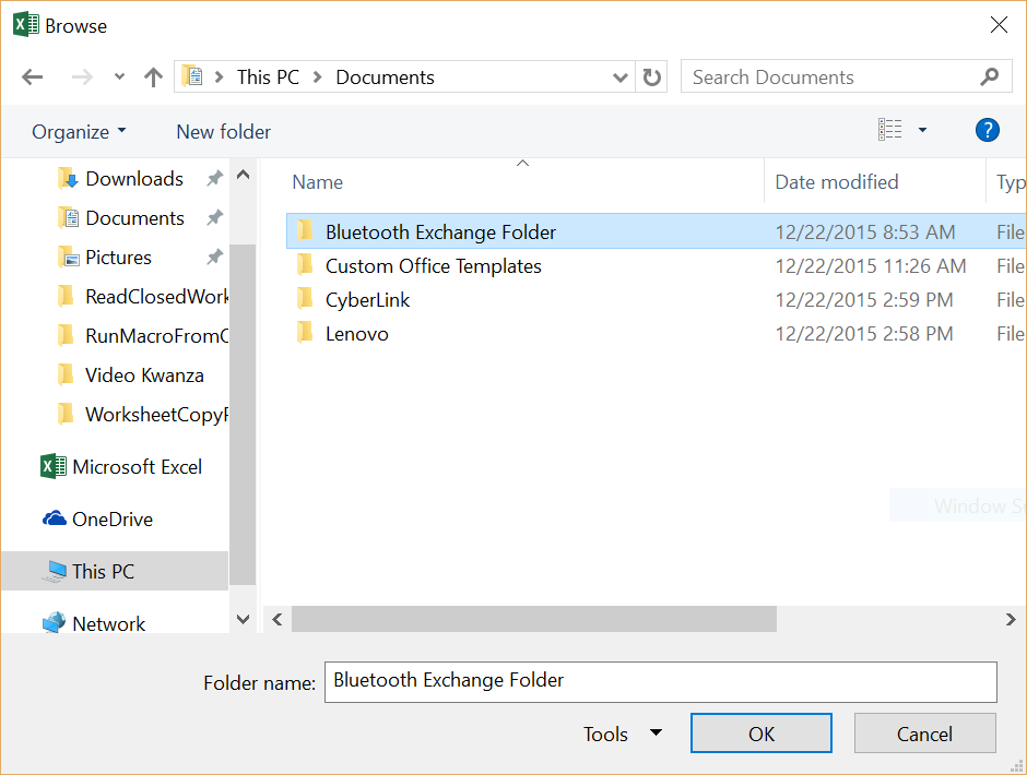 excelpaidjo: How to Browse a Folder in VBA