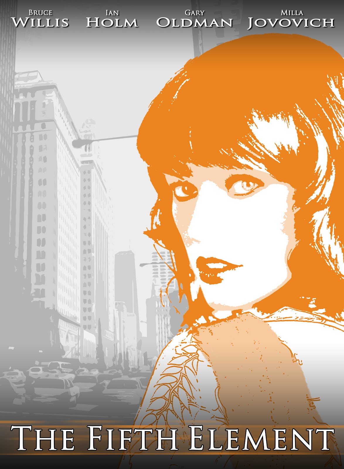 The Geeky Nerfherder: Movie Poster Art: The Fifth Element (1997)