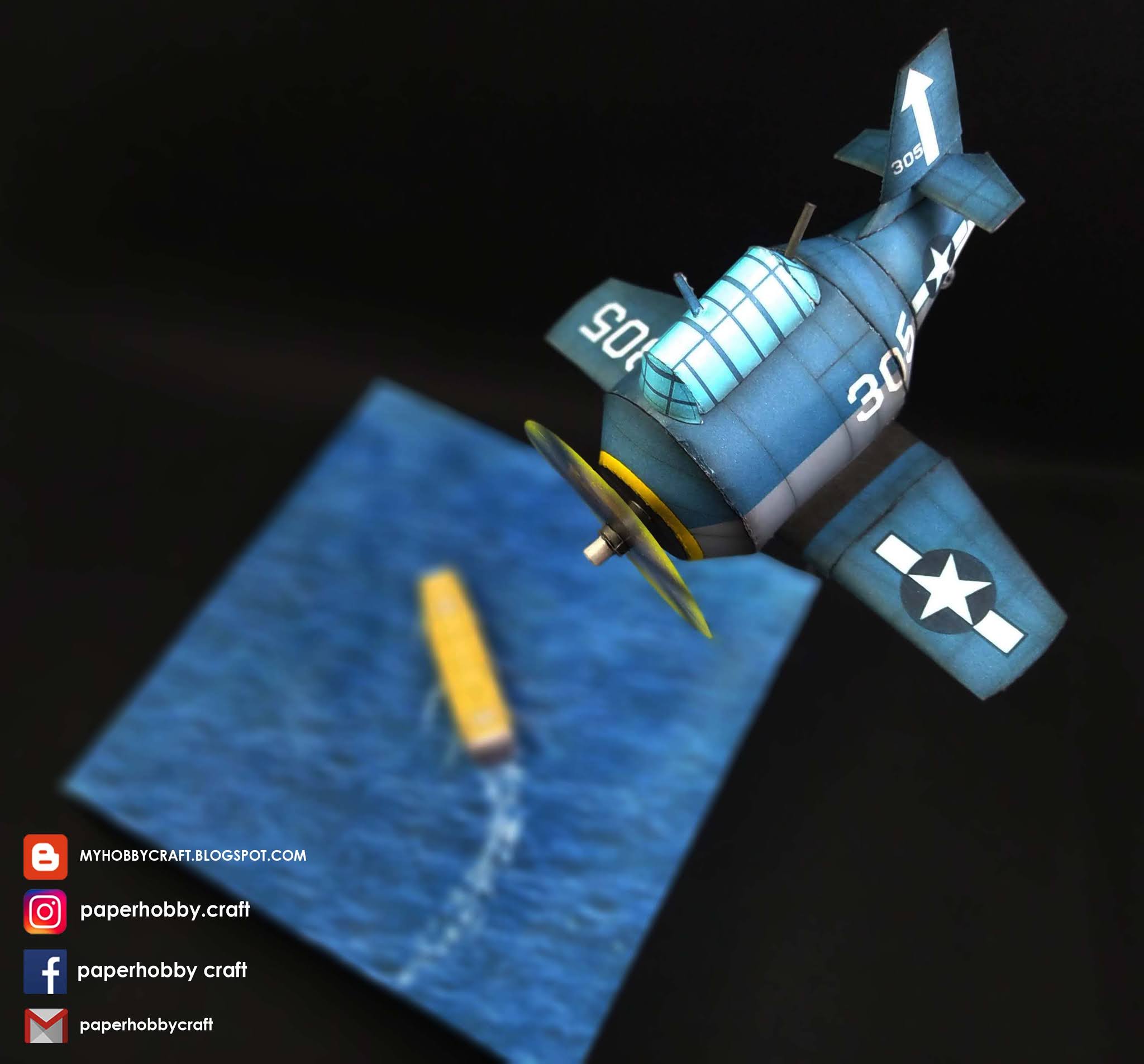 paperhobby: GRUMMAN TBF AVENGER TOON SCALE PAPERMODEL