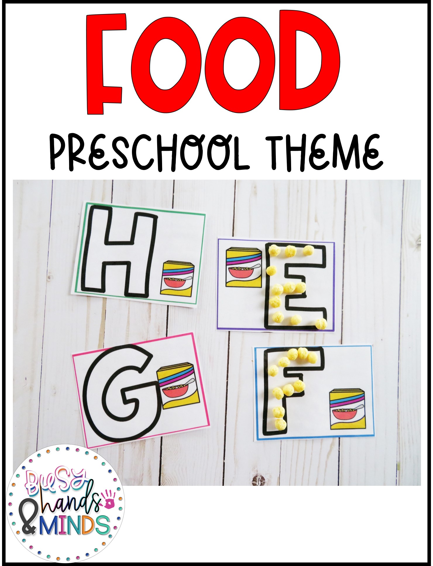 Food and Nutrition Preschool Theme | Busy Hands and Minds