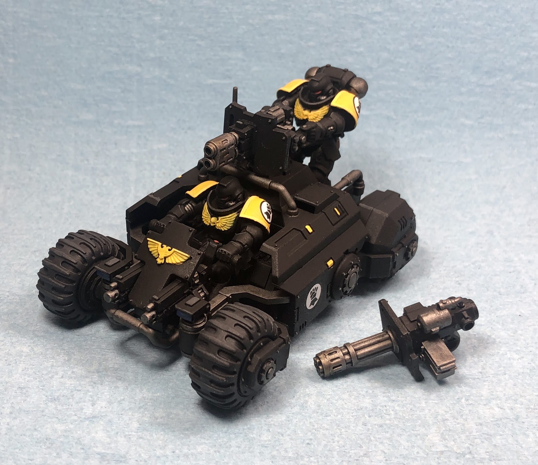 W40K: Imperial Fists 'Primaris Invader ATV I' ~ The Old West Chronicle