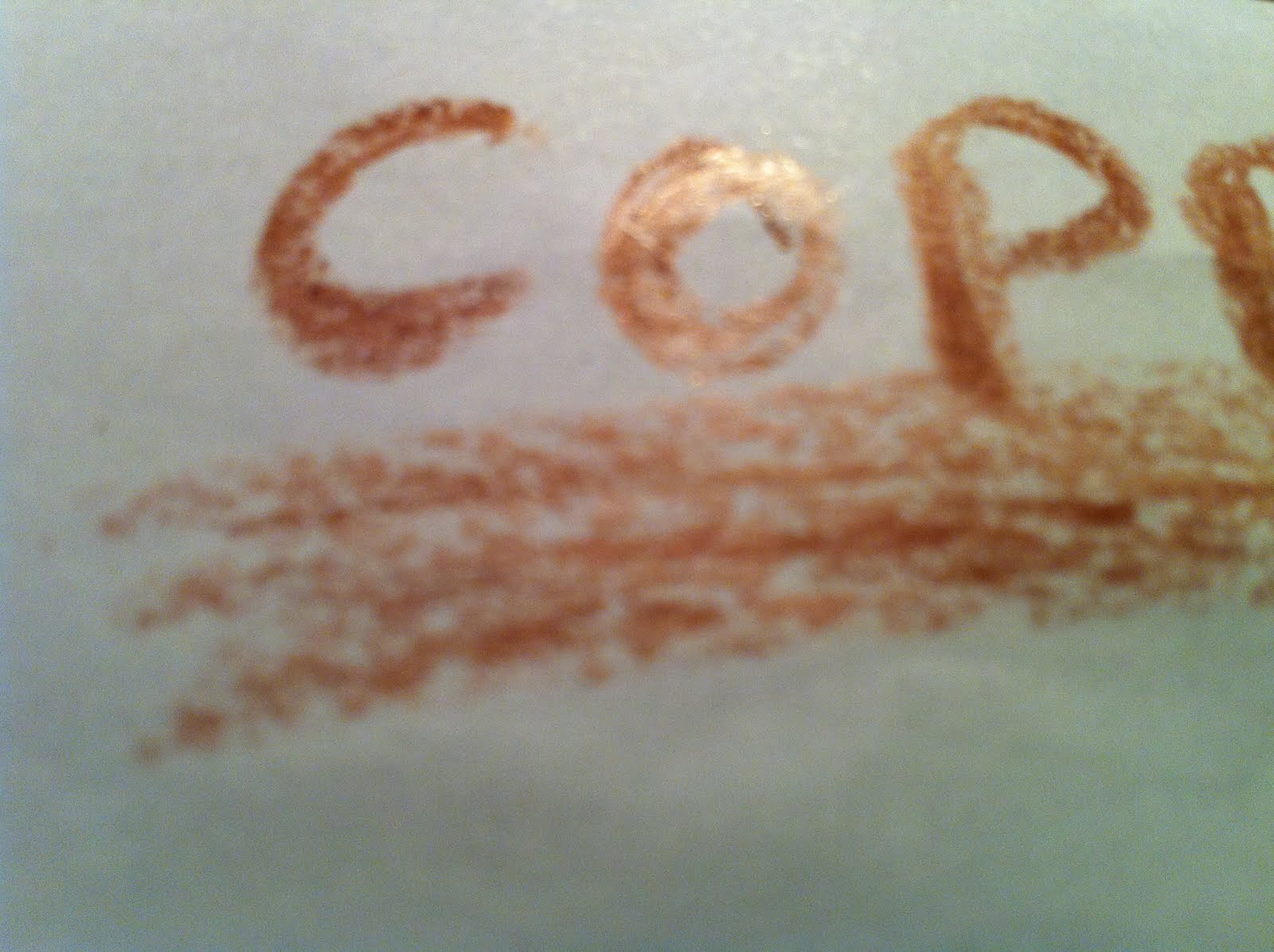 What a Day to be Alive: Crayola Photo Challenge- Copper