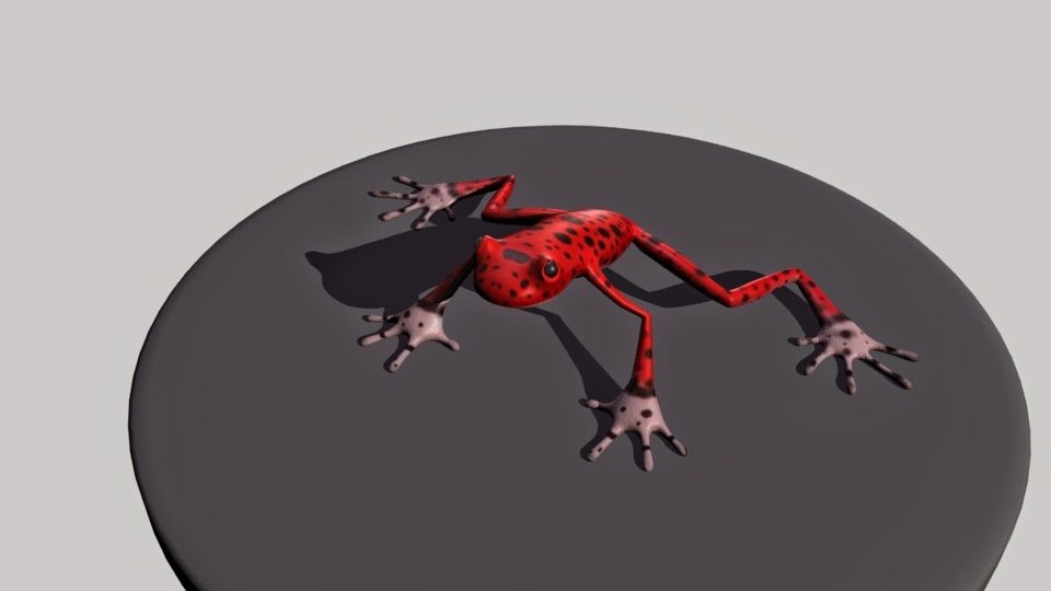 Jeff's 3D Models Blog: Organic Modeling - Frog